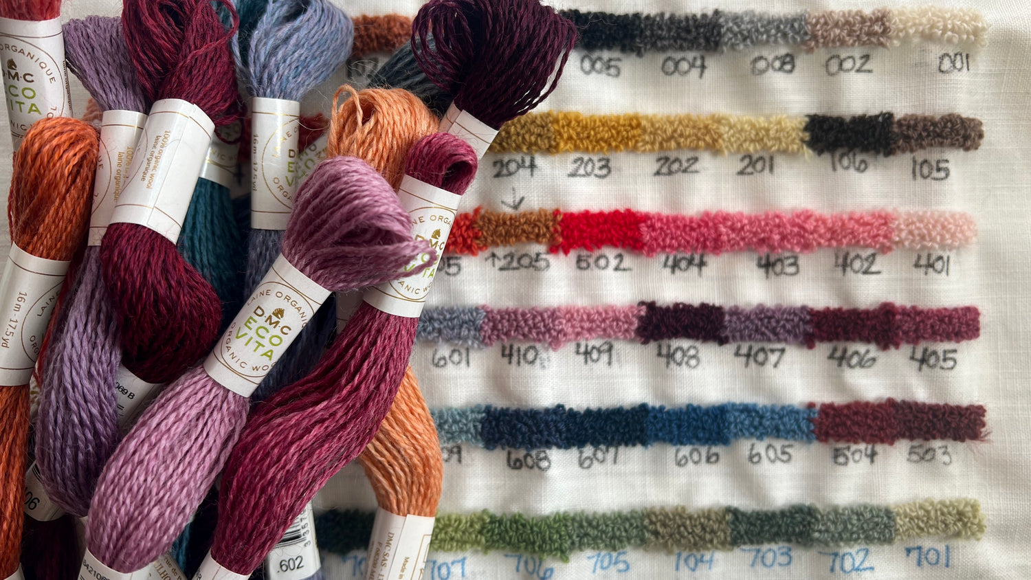 NEW!-Creating with DMC Eco-Vita 100% Threads – Orphaned Wool