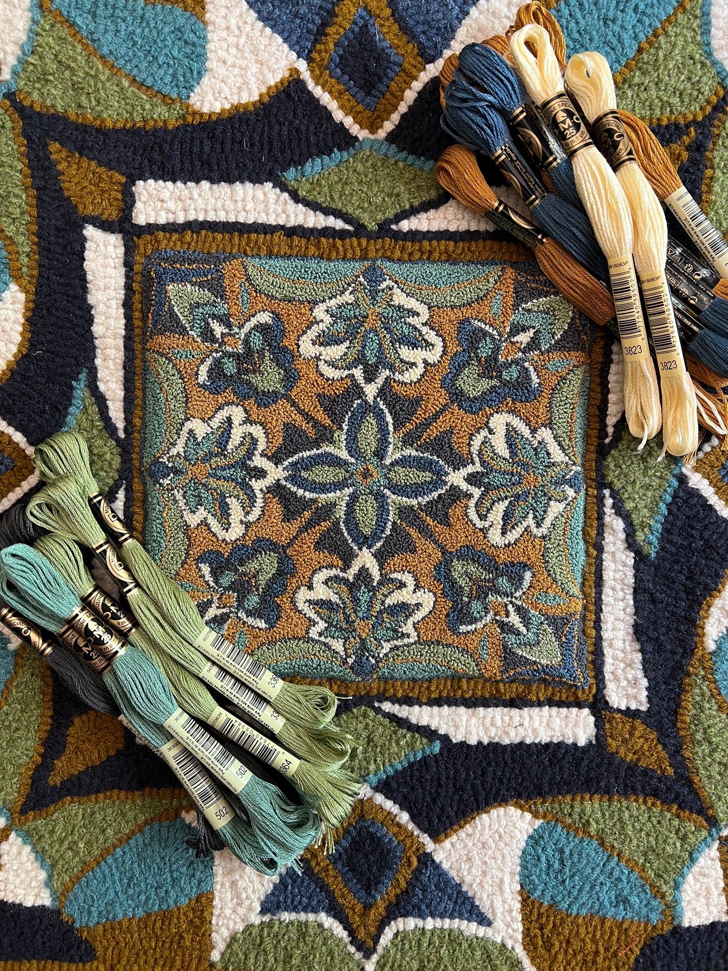 Midnight- Punch Needle Pattern W/Thread Kit – Orphaned Wool