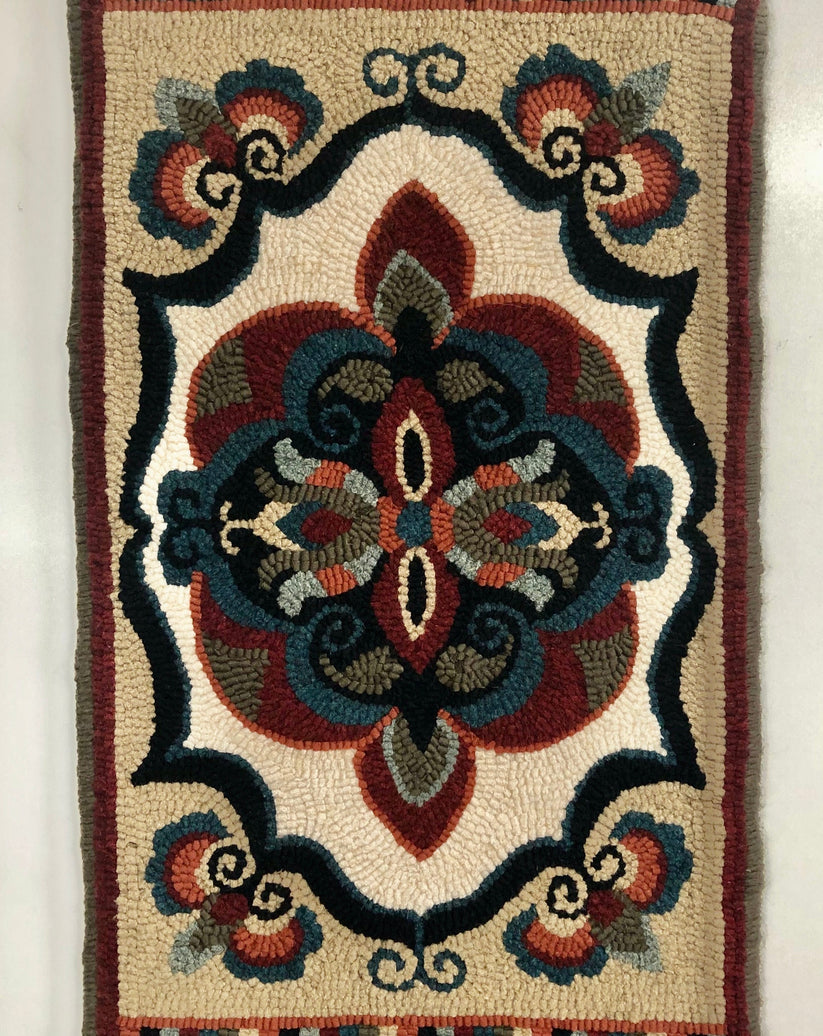 Antiquity-Paper Rug Hooking Pattern, Oxford punch pattern, pattern ...