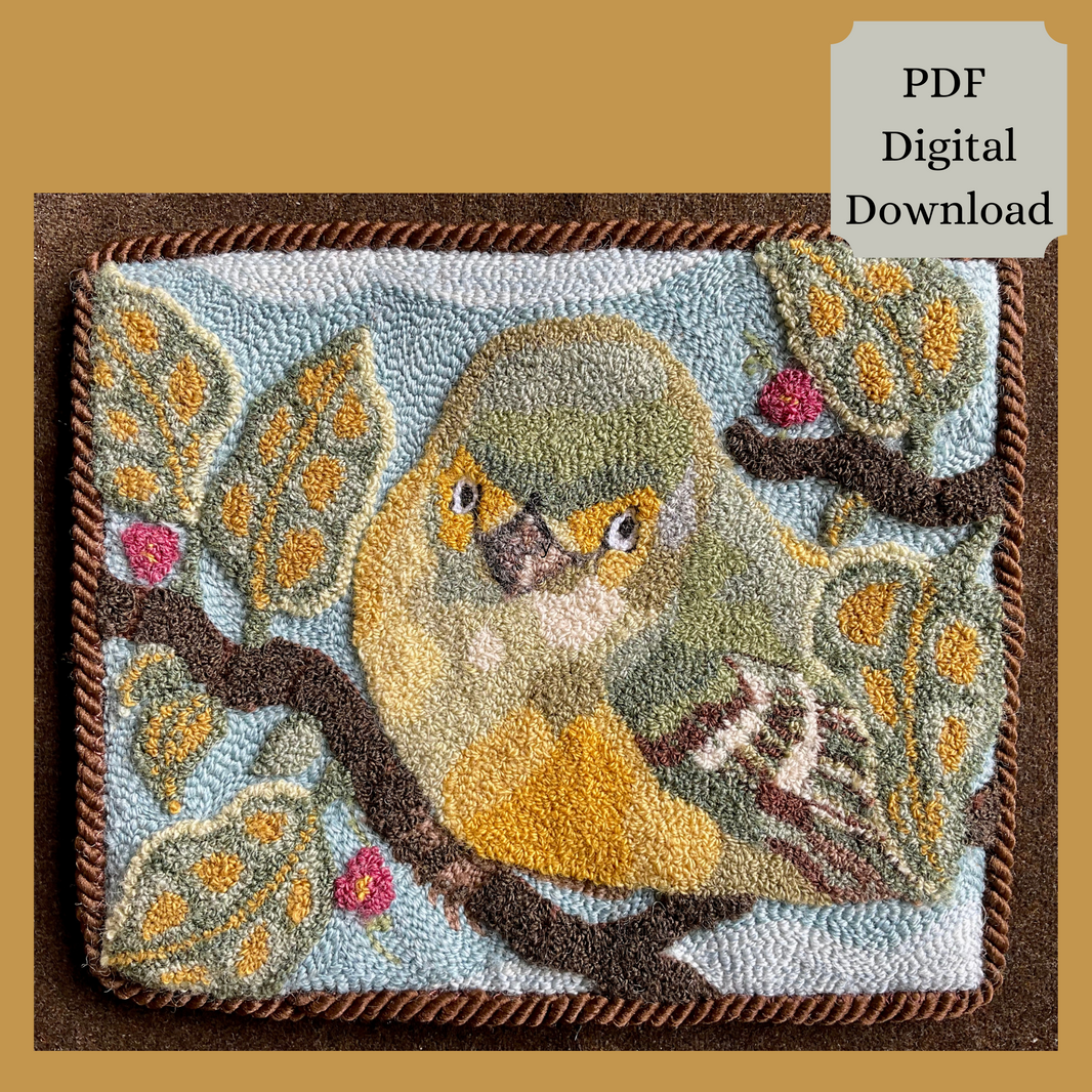 Wildlife & Insect Punch Needle Patterns | Nature Designs | Orphaned ...