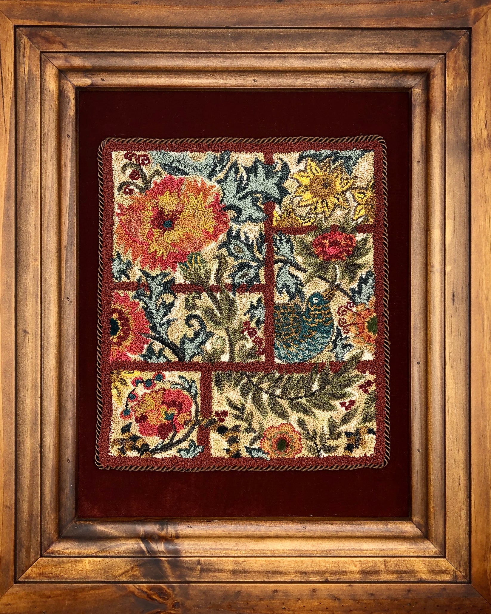 Views of Morris - Punch Needle PDF Pattern | Floral Design | Orphaned ...