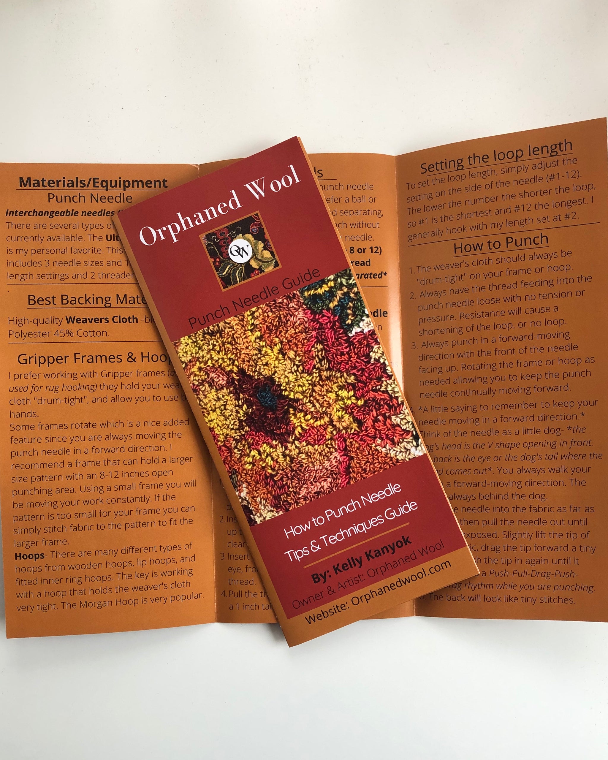 Mini Cardinal- Punch Needle Pattern (Mini or Full Kit) – Orphaned Wool