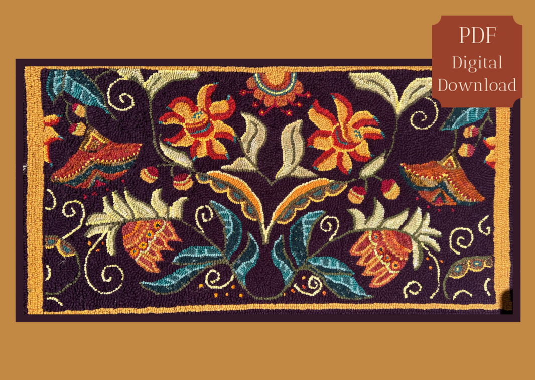 Rug Hooking- PDF Digital Download Patterns – Orphaned Wool