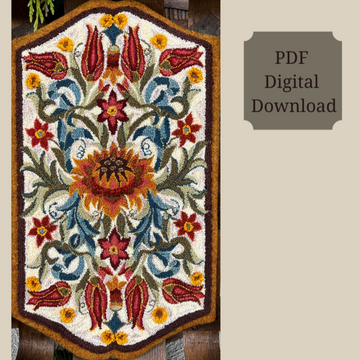 Rug Hooking- PDF Digital Download Patterns – Orphaned Wool