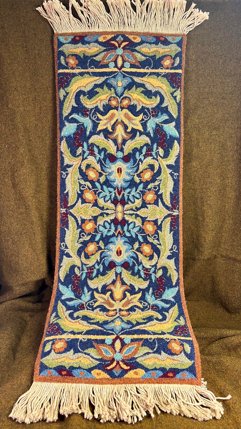 Tapestry Runner PDF Punch Needle Pattern - Floral Design | Orphaned ...