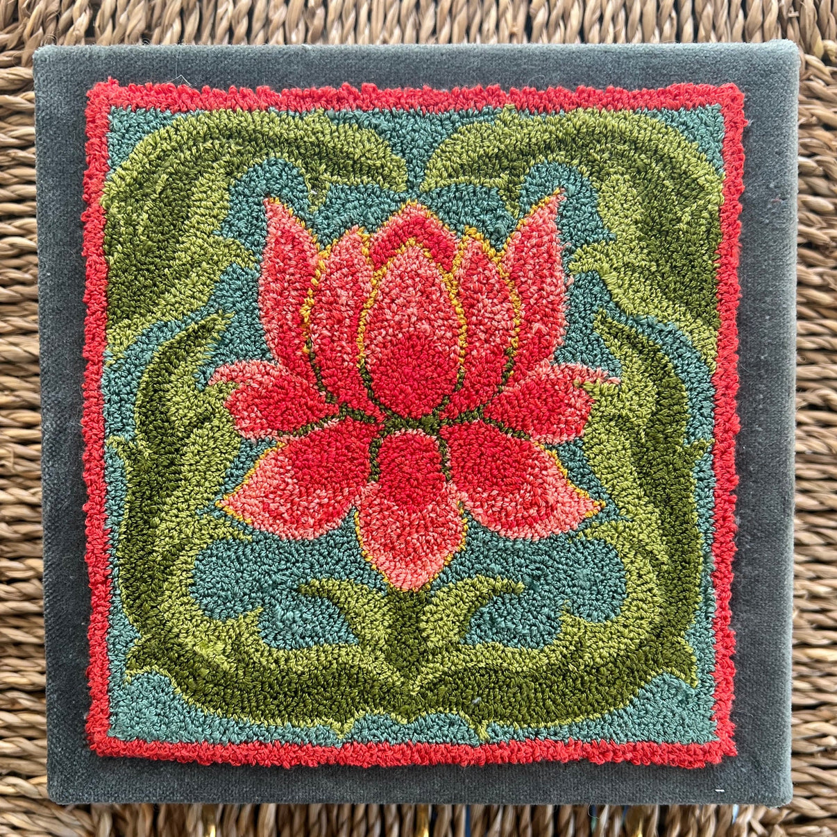 Blooming- Punch Needle Pattern – Orphaned Wool